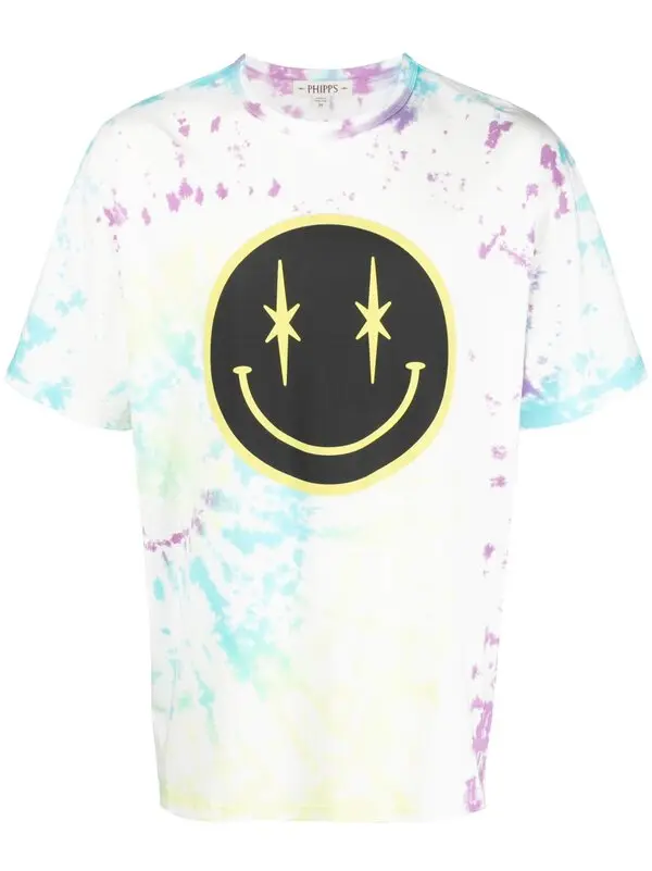 PHIPPS Tie-dye Cotton T-shirt