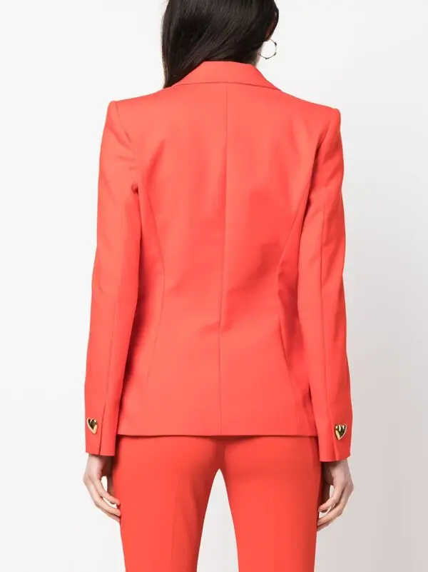 Moschino Heart-button Double-breasted Blazer