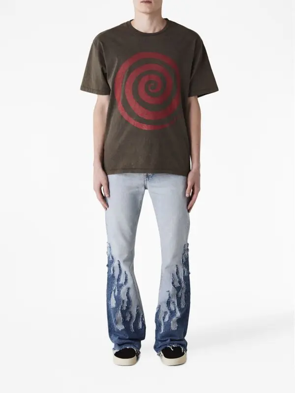 GALLERY DEPT. Lost Graphic-print T-shirt - Brown