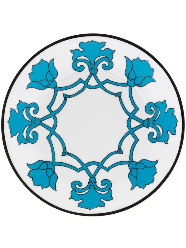 PINTO PARIS Jaipur Dessert Porcelain Plate - Blue