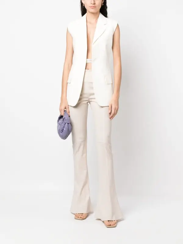 Victoria Beckham Two-tone Sleeveless Jacket