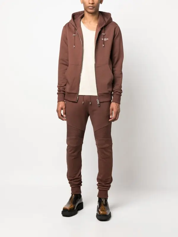Balmain Logo-print Drawstring Hoodie