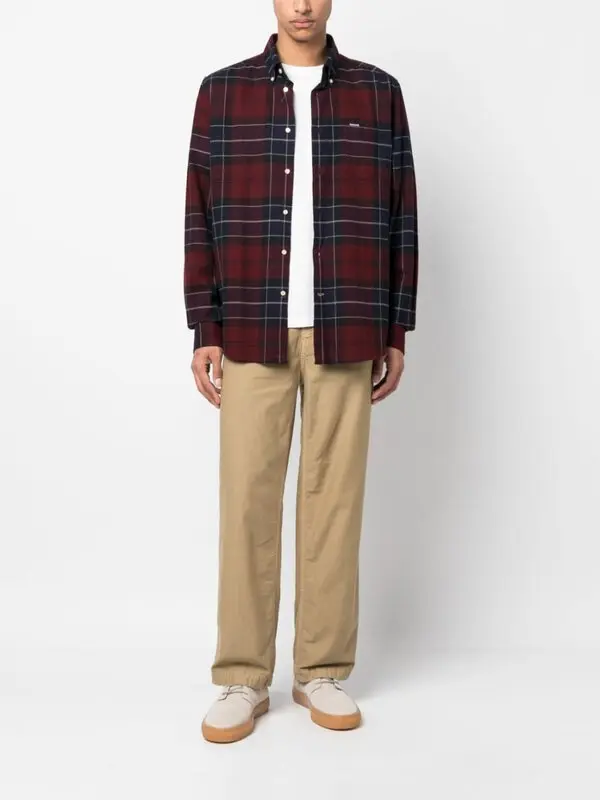 PRESIDENT’S Mid-rise Wide-leg Trousers