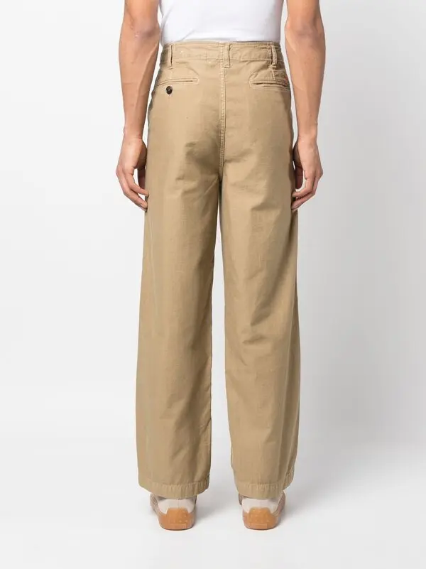 PRESIDENT’S Mid-rise Wide-leg Trousers