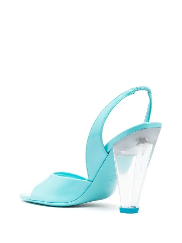 3JUIN Bridget Slingback Sandals - Blue