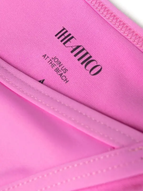 Attico Strap-detailed Bikini Set - Pink