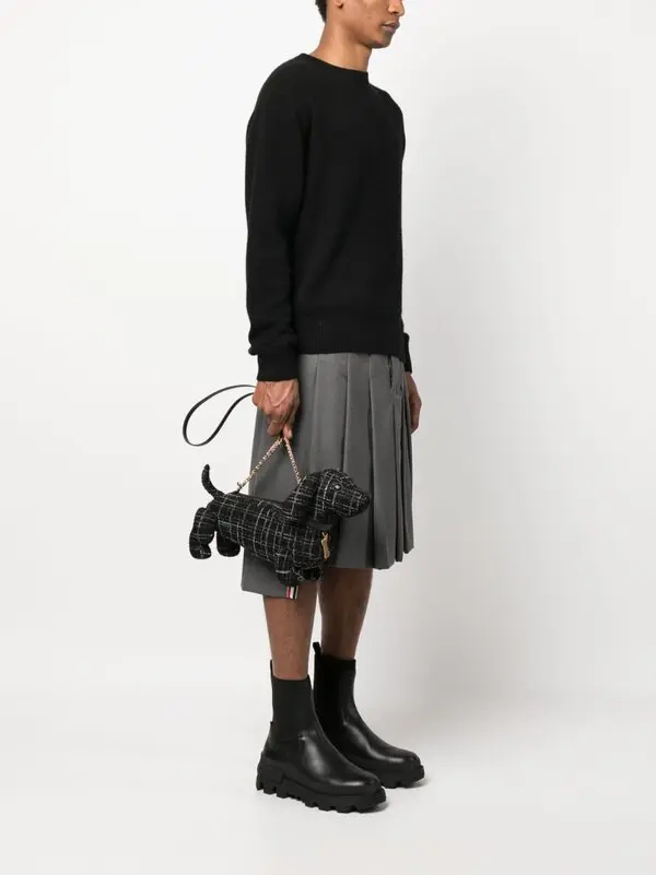 Thom Browne Mini Hector Tweed Bag
