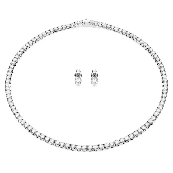 SWAROVSKI Matrix Tennis Set - White