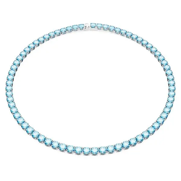 SWAROVSKI Matrix Tennis Necklace - Blue