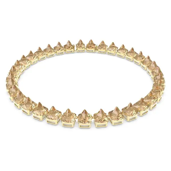 SWAROVSKI Matrix Tennis Necklace - Gold Tone