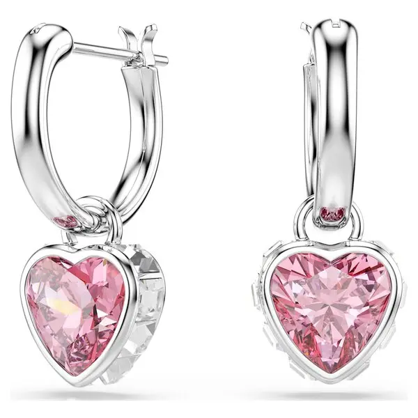 SWAROVSKI Chroma Drop Earrings With Zirconia - Pink