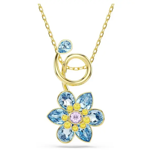 SWAROVSKI Idyllia Flower Pendant Necklace - Blue