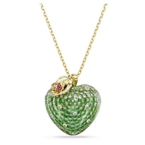 SWAROVSKI Idyllia Flower Pendant Necklace - Green