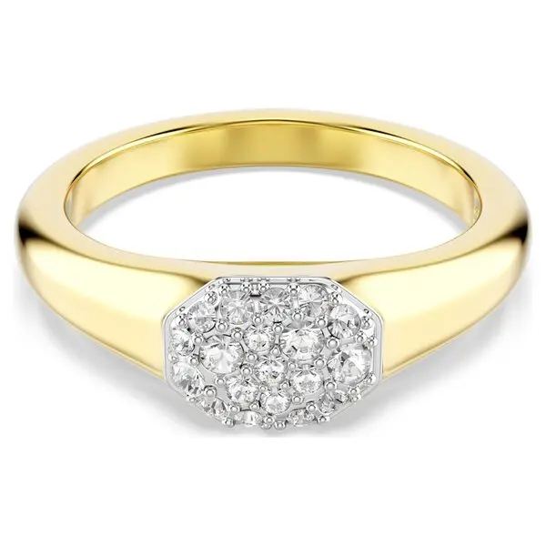 SWAROVSKI Dextera Crystal Ring With Geometric Charms - White