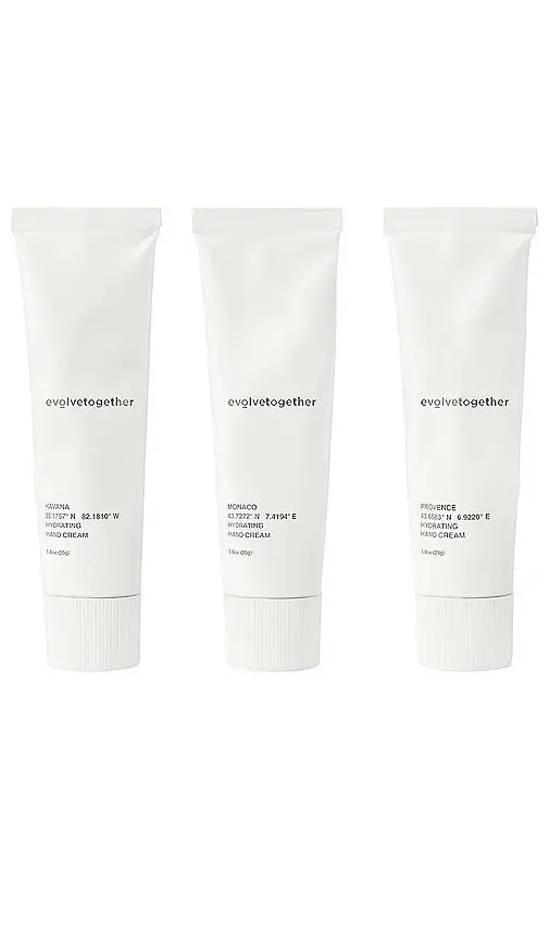 Evolvetogether Hydrating Hand Cream Mini Set In Havana, Monaco, & Provence - Havana  Monaco  & Provence