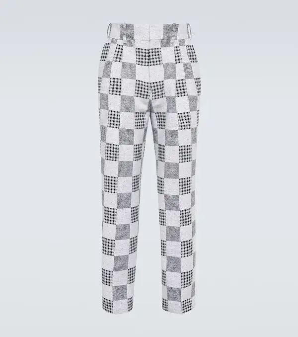 Kenzo Patchwork Straight-leg Pants