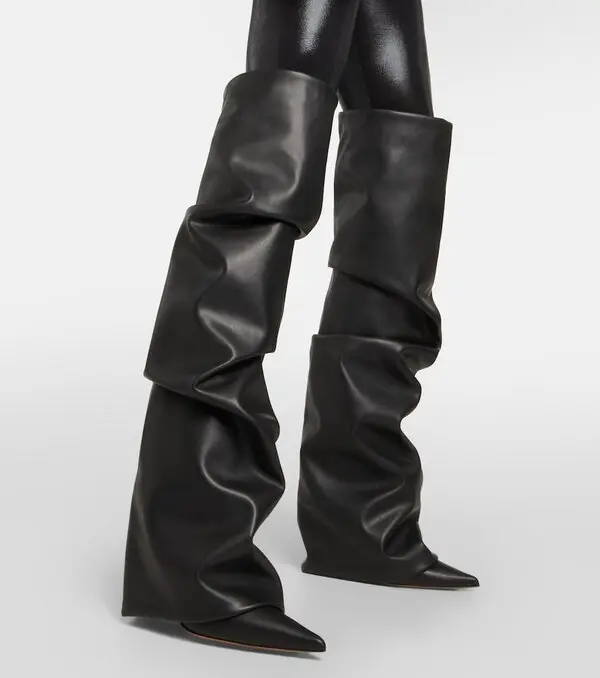 Alexandre Vauthier Grizzly Pointed Toe High Heel Boots
