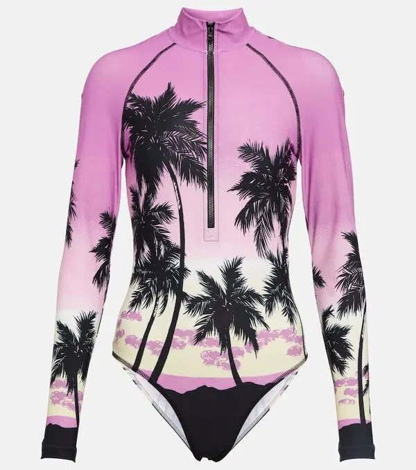 Palm Angels Sunset Printed Swimsuit