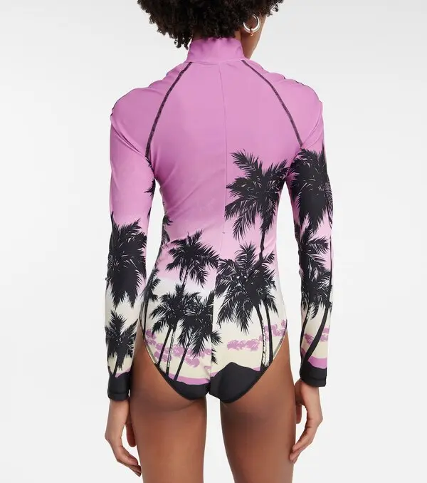 Palm Angels Sunset Printed Swimsuit