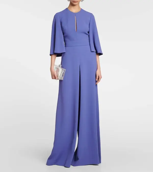 Elie Saab Crêpe Jumpsuit