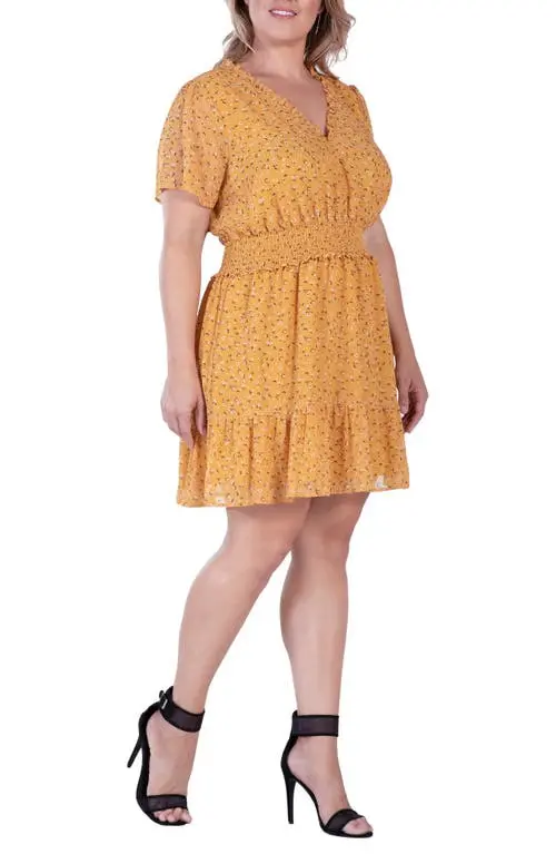 STANDARDS & PRACTICES Floral Fit & Flare Dress