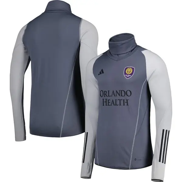 Adidas Orlando City Sc Warm Raglan Cold.rdy Top - Gray