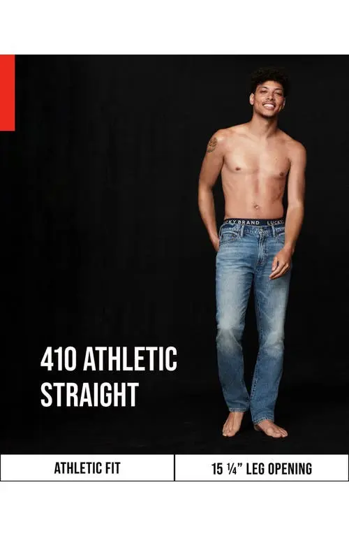 Lucky Brand 410 Athletic Straight Fit Jeans