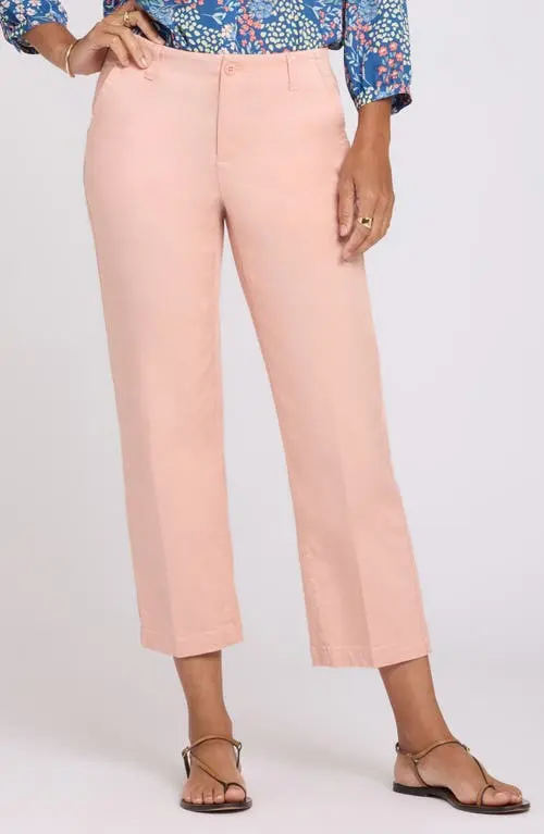 NYDJ Marilyn Ankle Straight Leg Twill Pants - Desert Willow