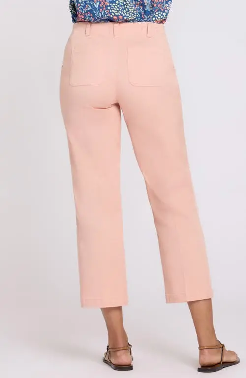 NYDJ Marilyn Ankle Straight Leg Twill Pants - Desert Willow
