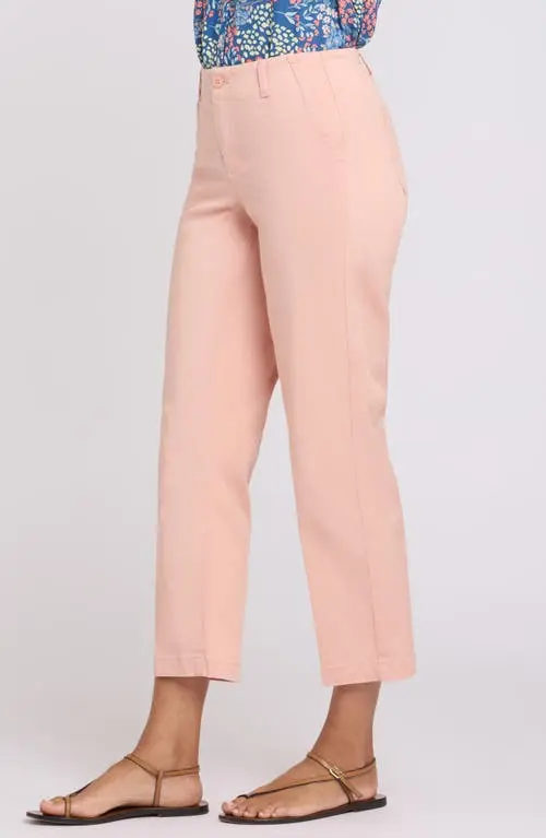 NYDJ Marilyn Ankle Straight Leg Twill Pants - Desert Willow
