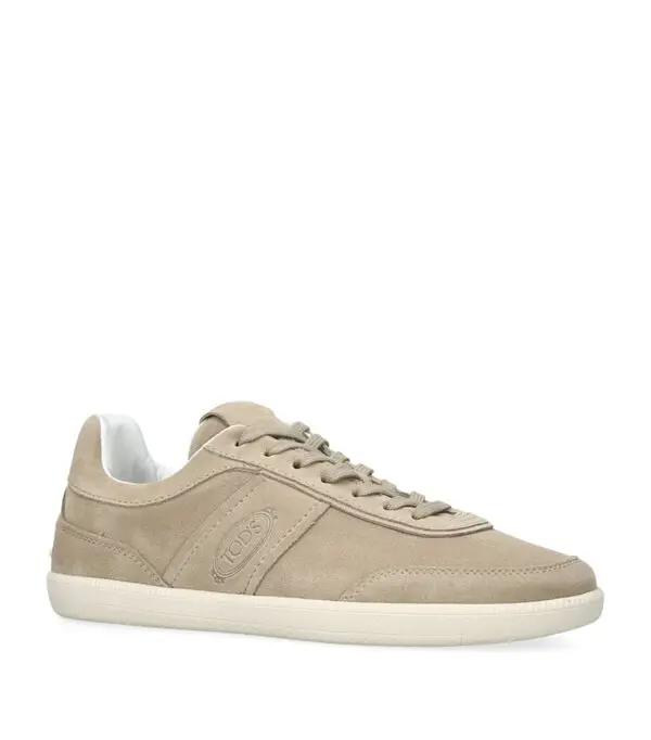 TOD'S Suede Tab Sneakers