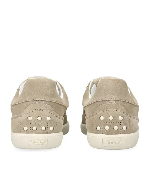 TOD'S Suede Tab Sneakers