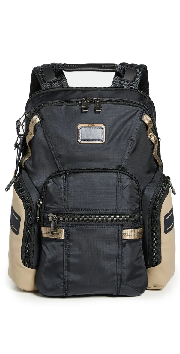 Tumi Alpha Bravo Navigation Backpack - Midnight Navy/khaki