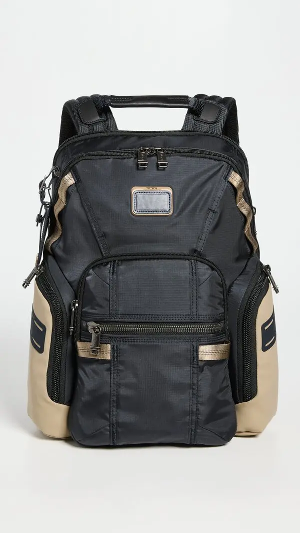 Tumi Alpha Bravo Navigation Backpack - Midnight Navy/khaki