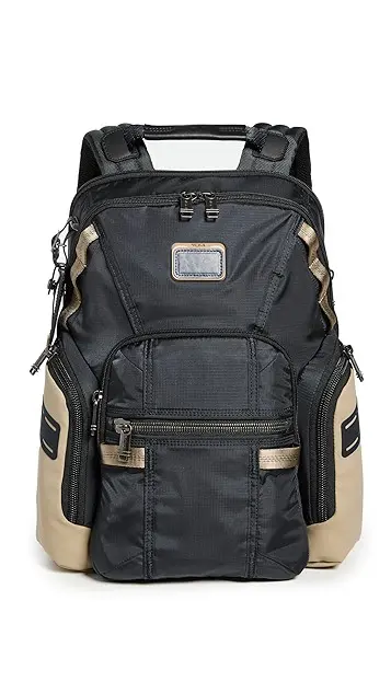 Tumi Alpha Bravo Navigation Backpack - Midnight Navy/khaki