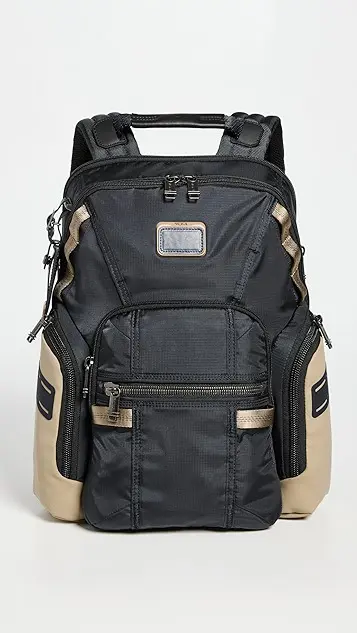 Tumi Alpha Bravo Navigation Backpack - Midnight Navy/khaki