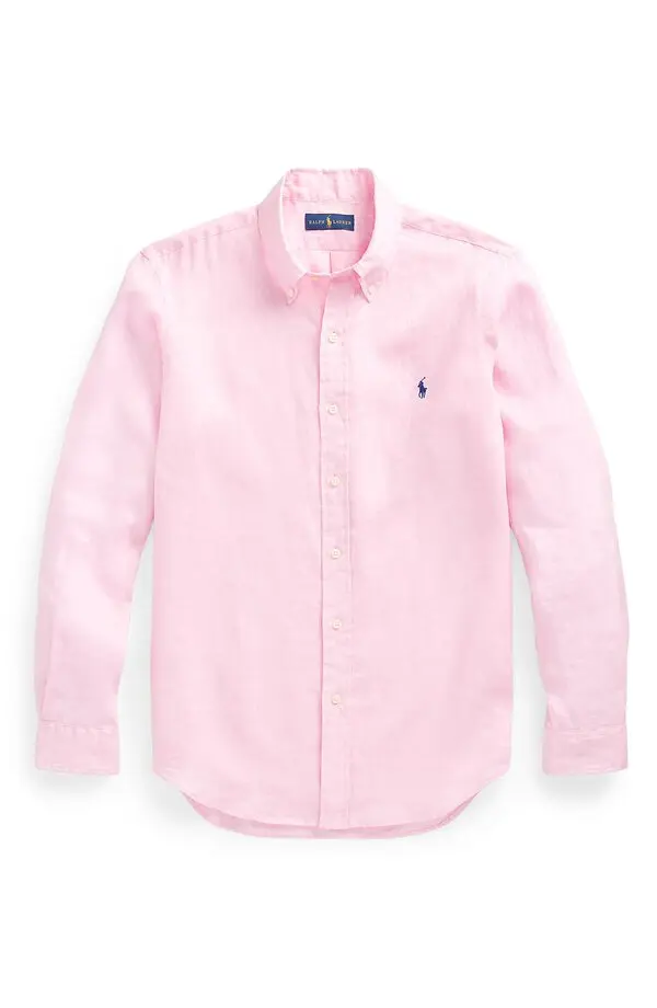 Polo Ralph Lauren Classic Fit Linen Button-down Shirt