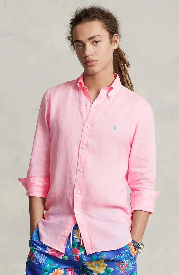 Polo Ralph Lauren Classic Fit Linen Button-down Shirt
