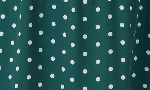 Estelle La Bocca Polka Dot Halter Neck High-Low Dress In Evergreen/Milk -  55% Off | Editorialist