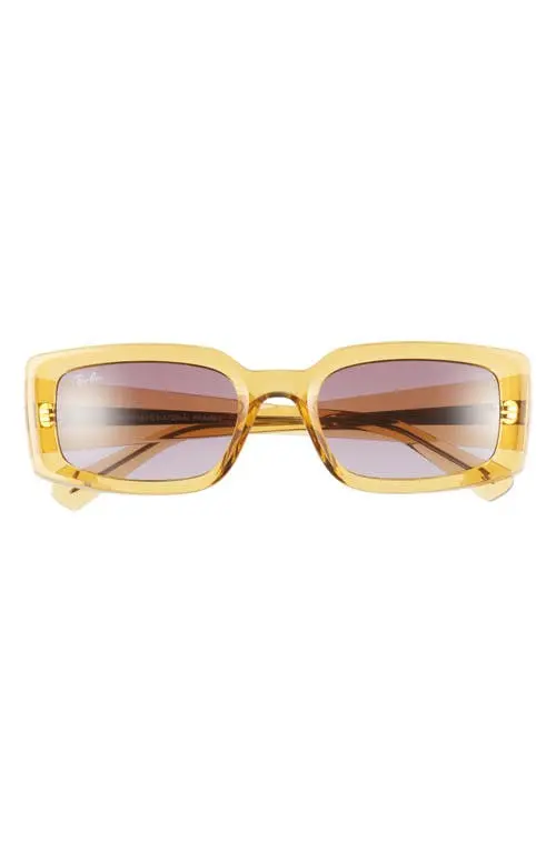 Ray-ban Kiliane 54mm Gradient Pillow Sunglasses - Yellow