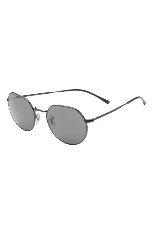 Ray-ban Jack 55mm Polarized Irregular Sunglasses