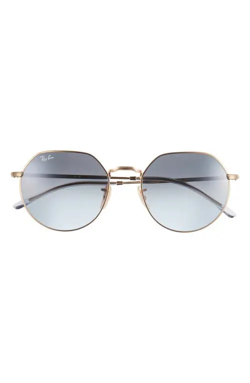 Ray-ban 55mm Irregular Sunglasses - Blue Gradient