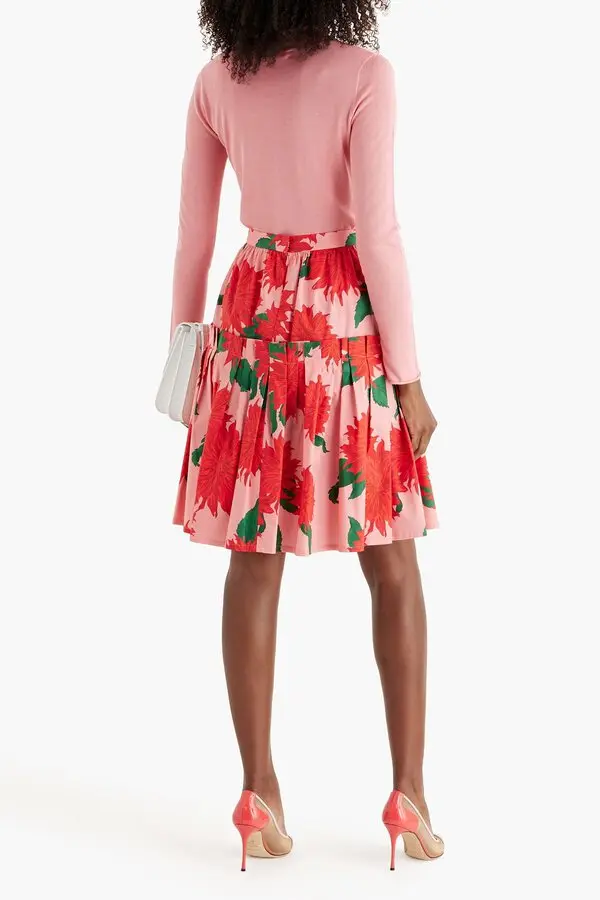 Carolina Herrera Silk And Cottonblend Turtleneck Sweater