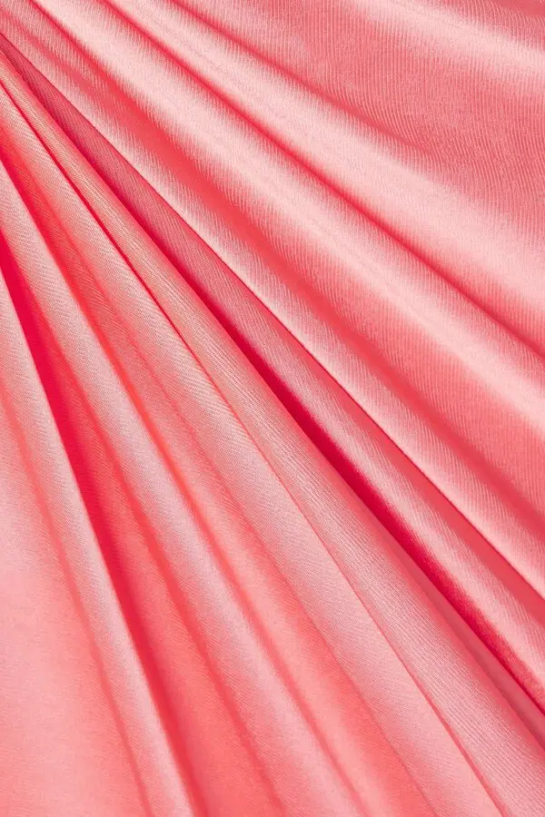Alexandre Vauthier Twisted Stretch-satin Twill Halterneck Maxi Dress