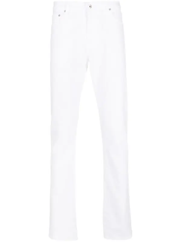 Ag Straight-leg Jeans - White