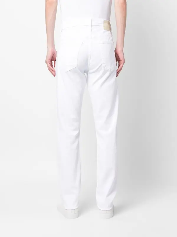 Ag Straight-leg Jeans - White