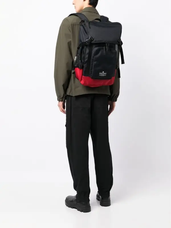 MAKAVELIC Multiple Zip-fastening Pockets Backpack