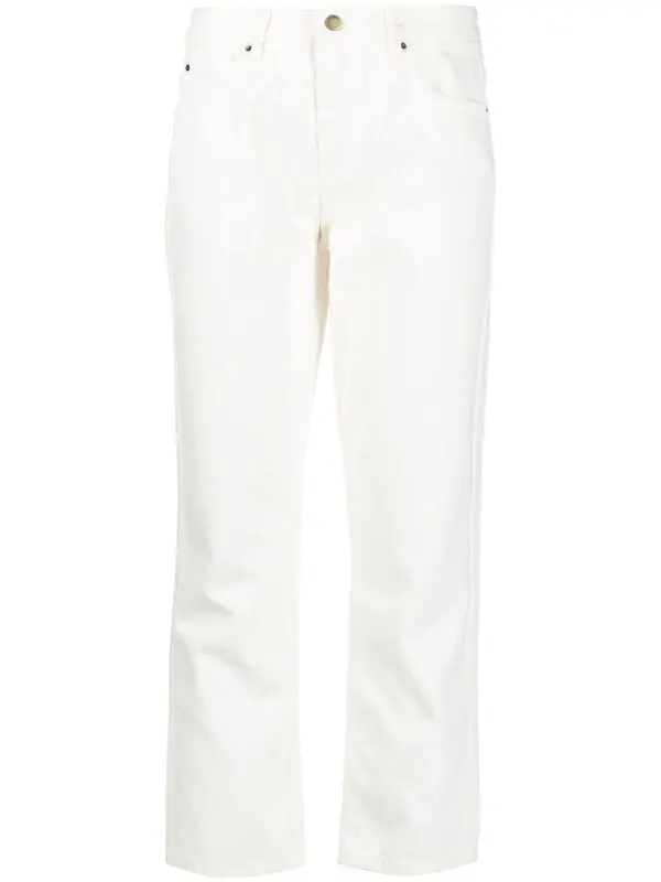 Ba&sh Mid-rise Cropped Jeans