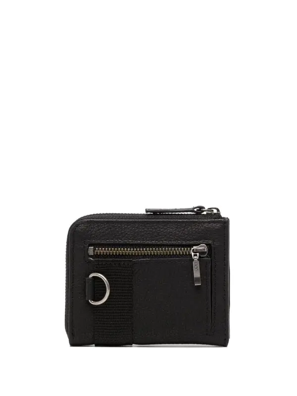 MAKAVELIC Square Logo-detail Leather Wallet