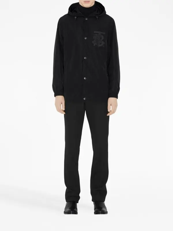 Burberry Logo-print Hooded Jacket